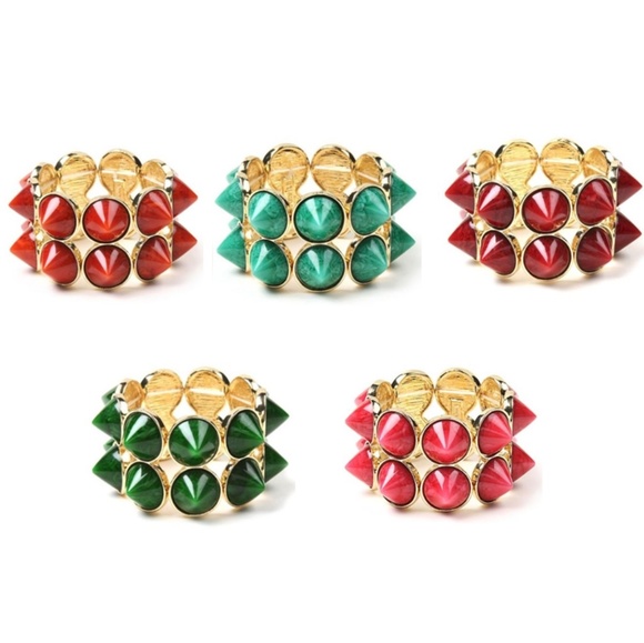 Amrita Singh | Jewelry | Amrita Singh Gold Hampton Spike Bracelets ...